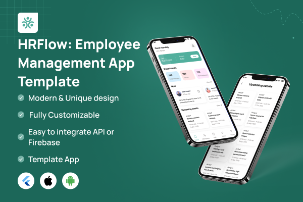 HRFlow: Ultimate Employee Management App Template - Code Creeks